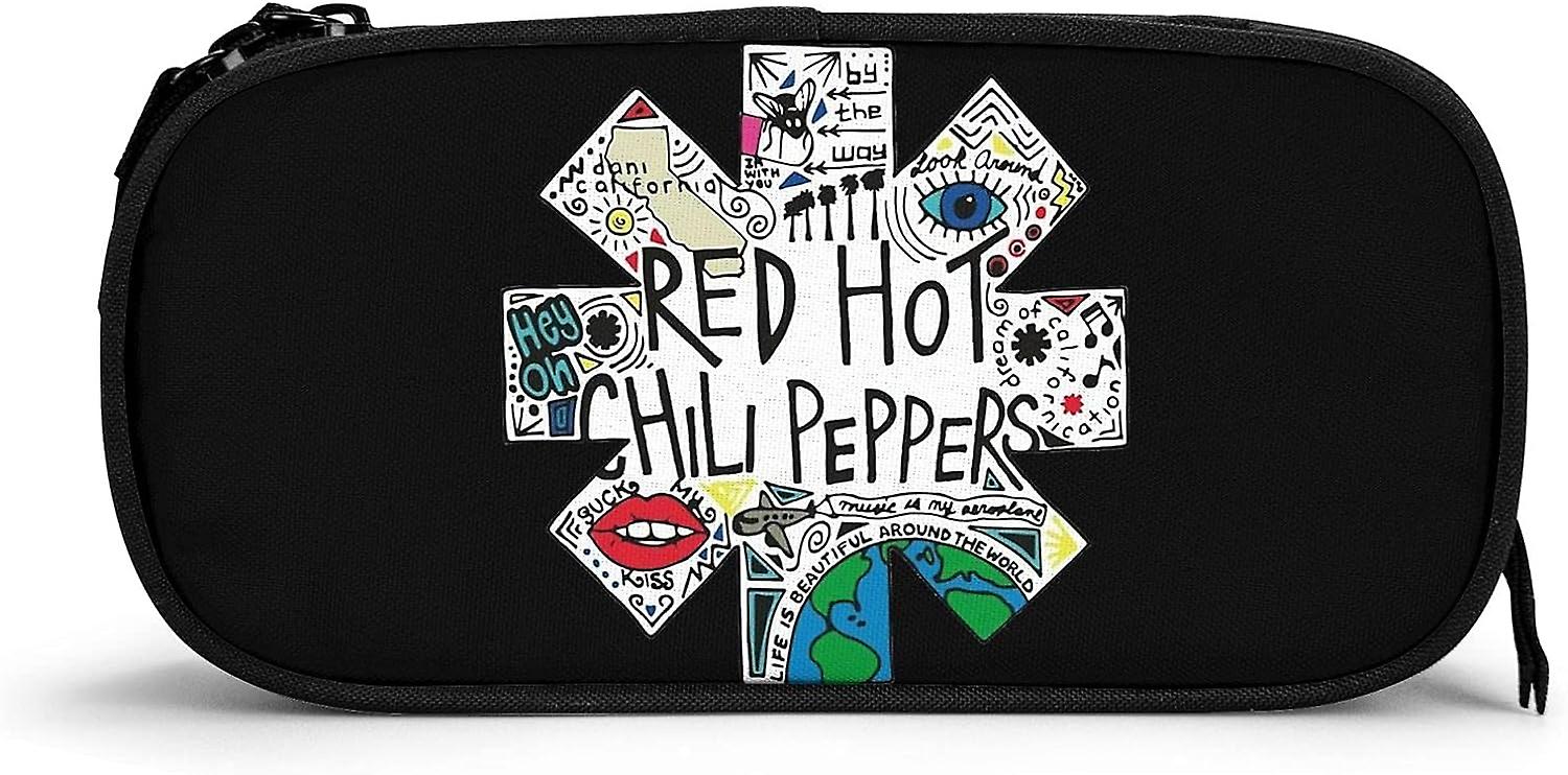 Younini Red Hot Chili Pep Pers Logo Cute Pencil Case, Large Pencil ...