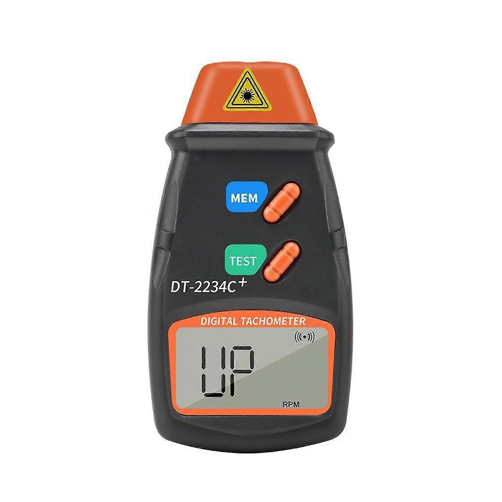 Dt2234c+ Photo Tachometer Handheld Lcd Display Non-contact Wide ...