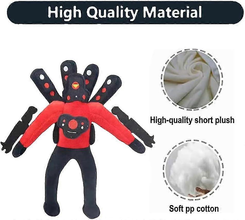 11.8" Upgraded Titan Speakerman Plush,powerful Giant Skibidi Toilet ...
