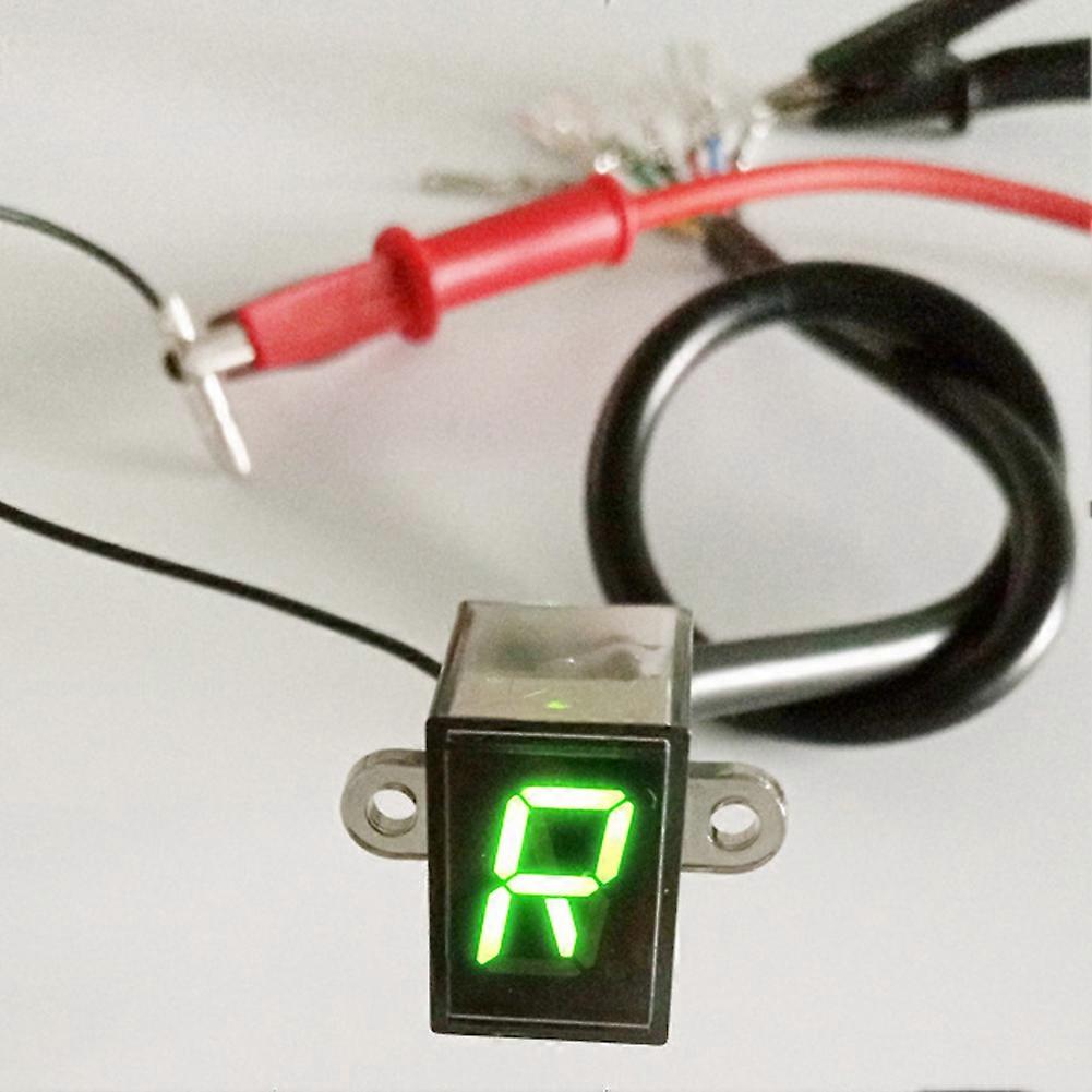 12V Universal Motorcycle Digital LED Gear Indicator Shift Lever Sensor ...