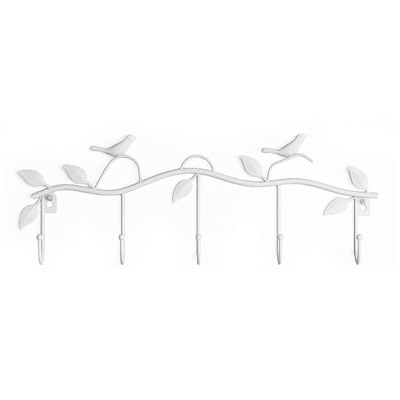 Birds Metal Wall Coat Rack And Hat Rack Multi-function Mounted Hook ...