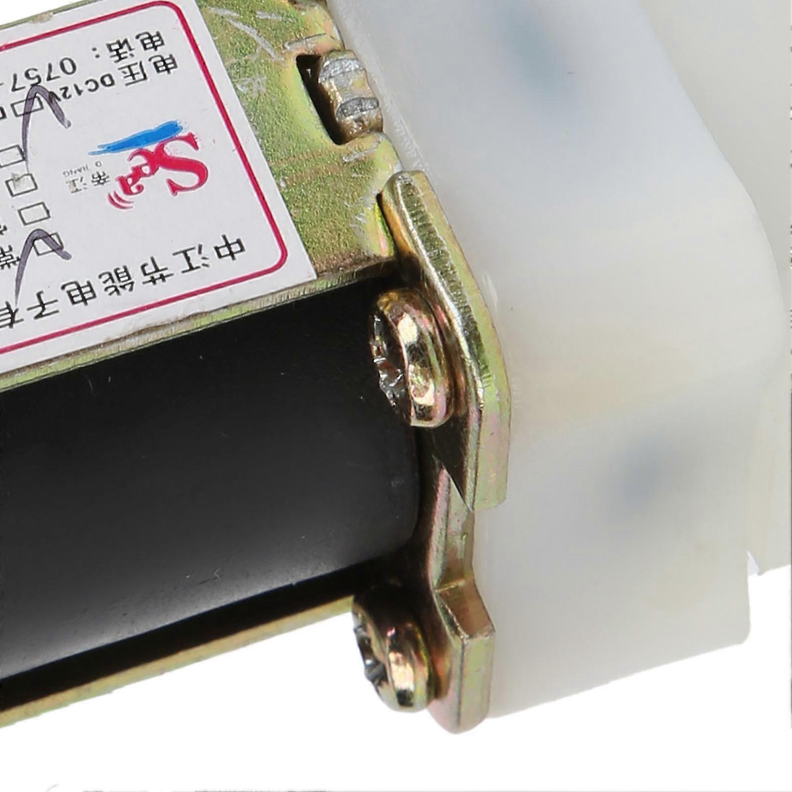 Water Solenoid Valve Electric Plastic Normally Closed Inlet Outlet G1/2 ...