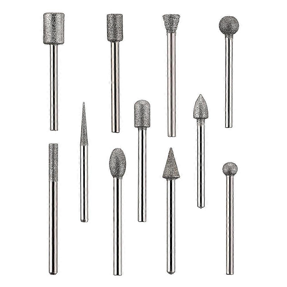 43Pcs Stone Carving Set,26 Diamond Burr Bits, 10 Impeller,4 Diamond ...