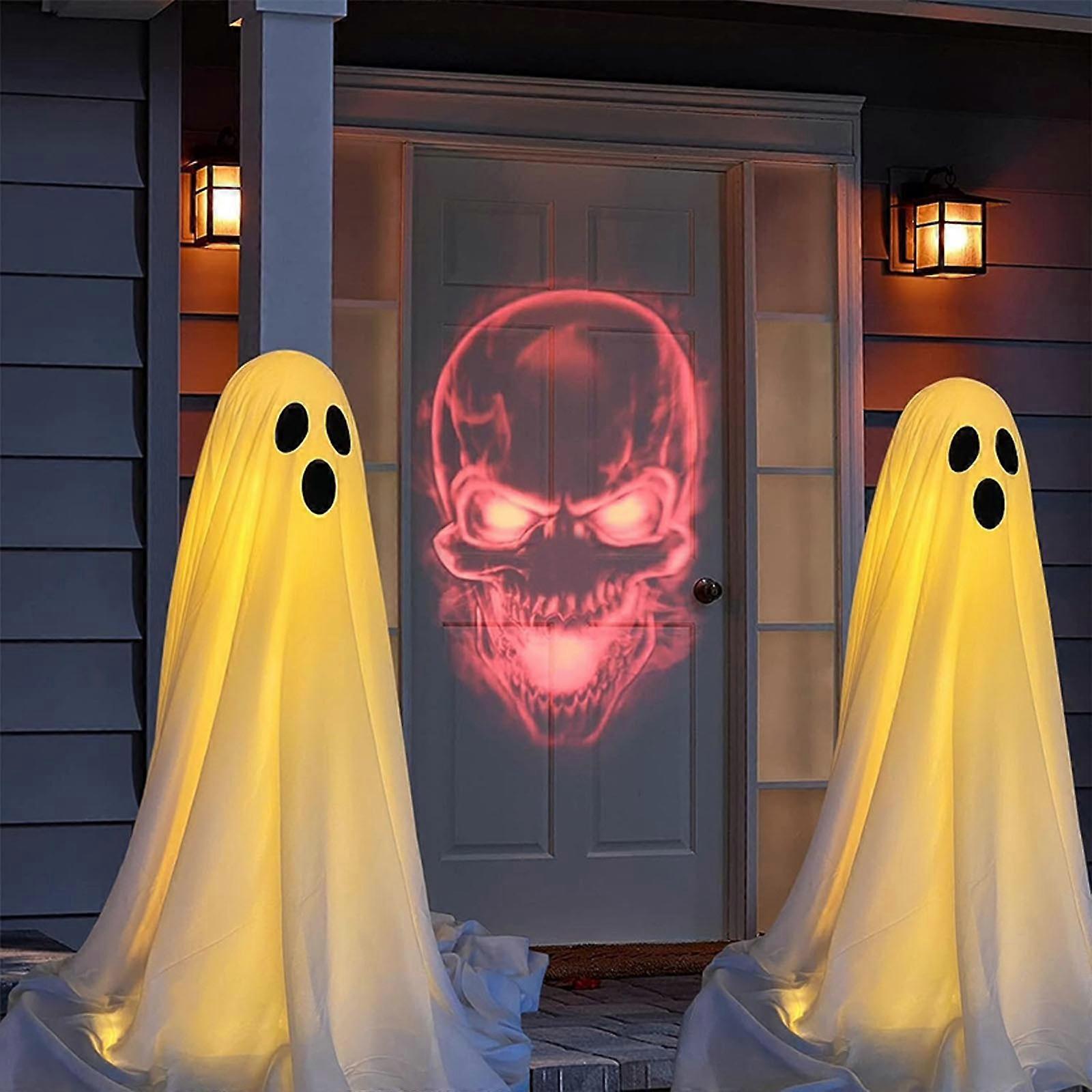 Halloween Decorations Ghosts For The Front Porch Courtyard Cute ...