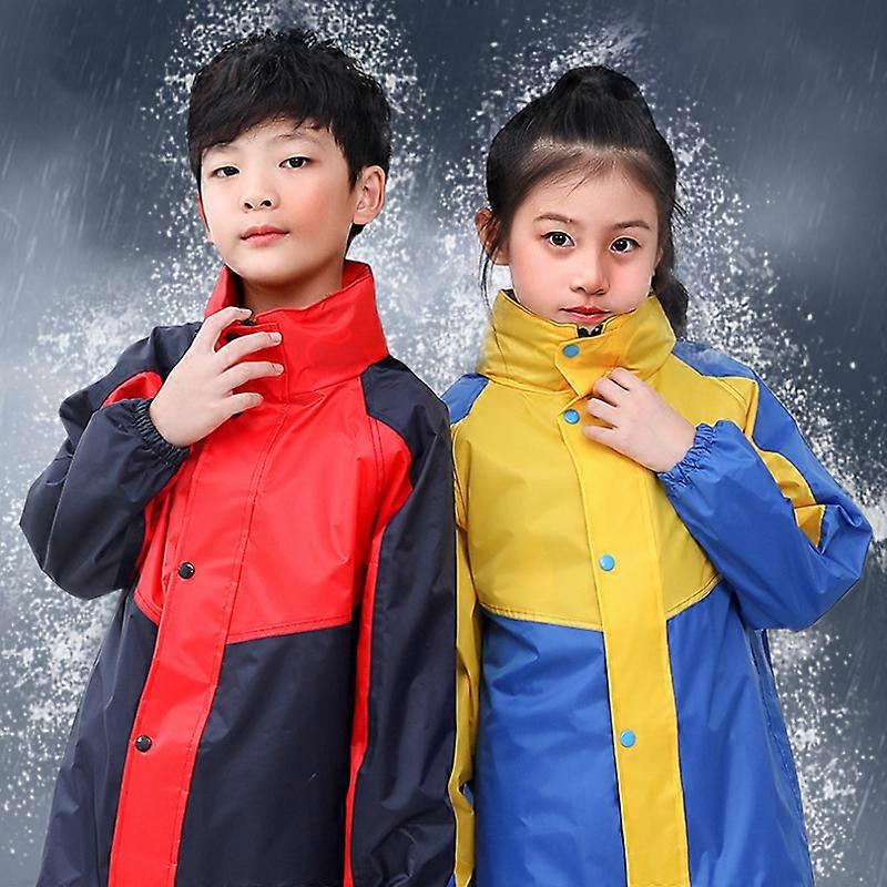 JWL-Kids Raincoat Kids Rain Wear Suit for Age 6-16 Years Boy Girl Children 3D Cartoon Kids Rain ...