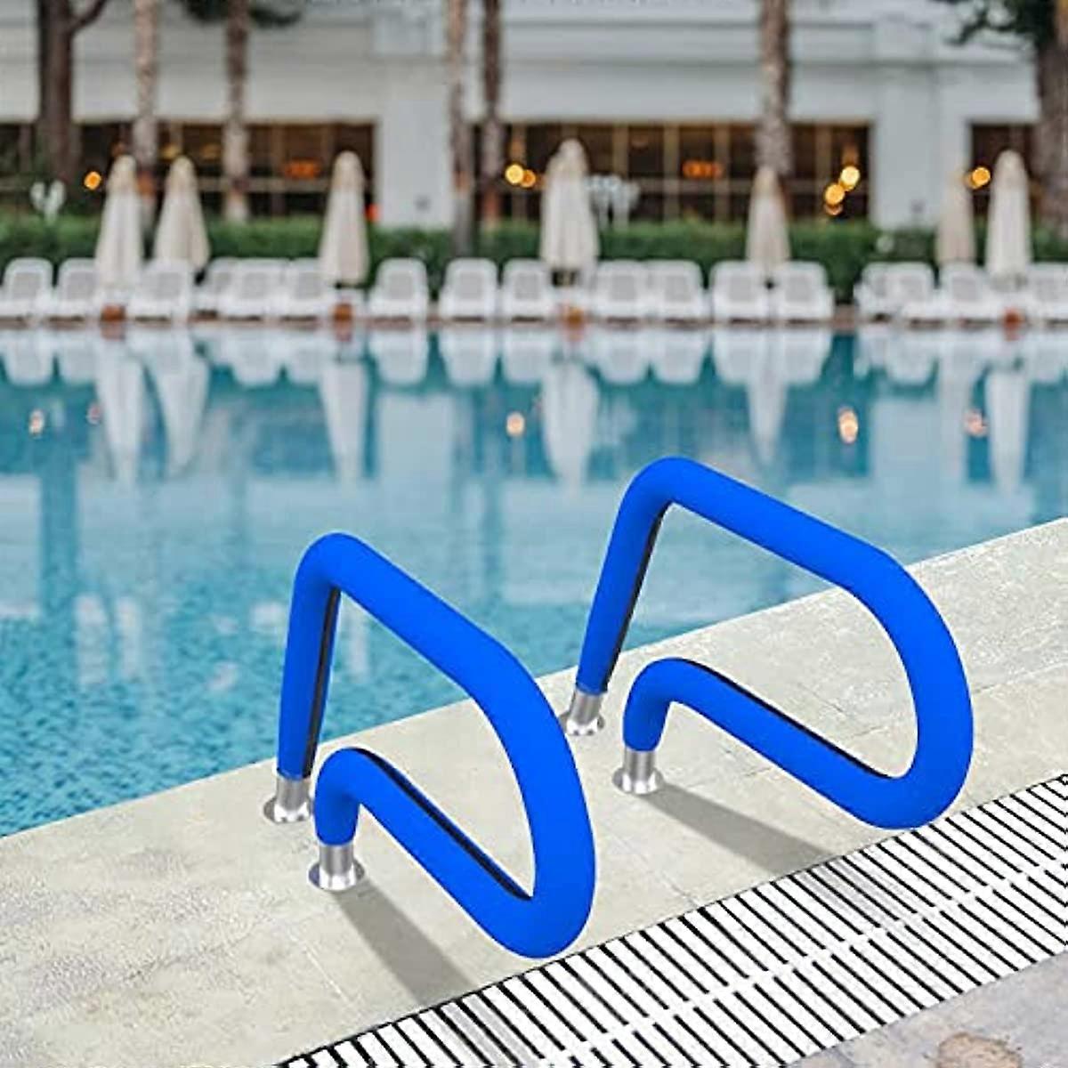 Swimming Pool Hand Rail Cover Swimming Pool Handrail Cover Blue Rail ...