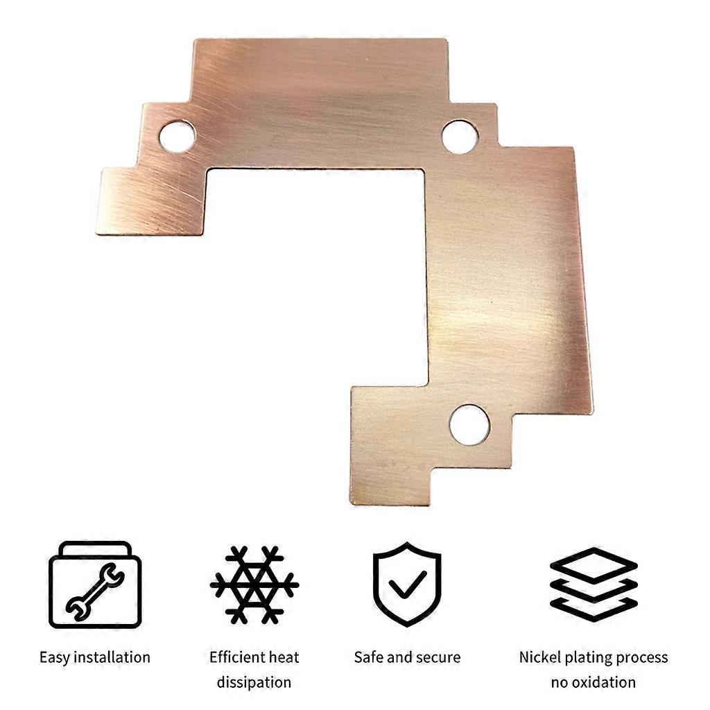 GPU VRAM Heatsink Copper Graphics Card Copper Heatsink Cooler Thermal ...