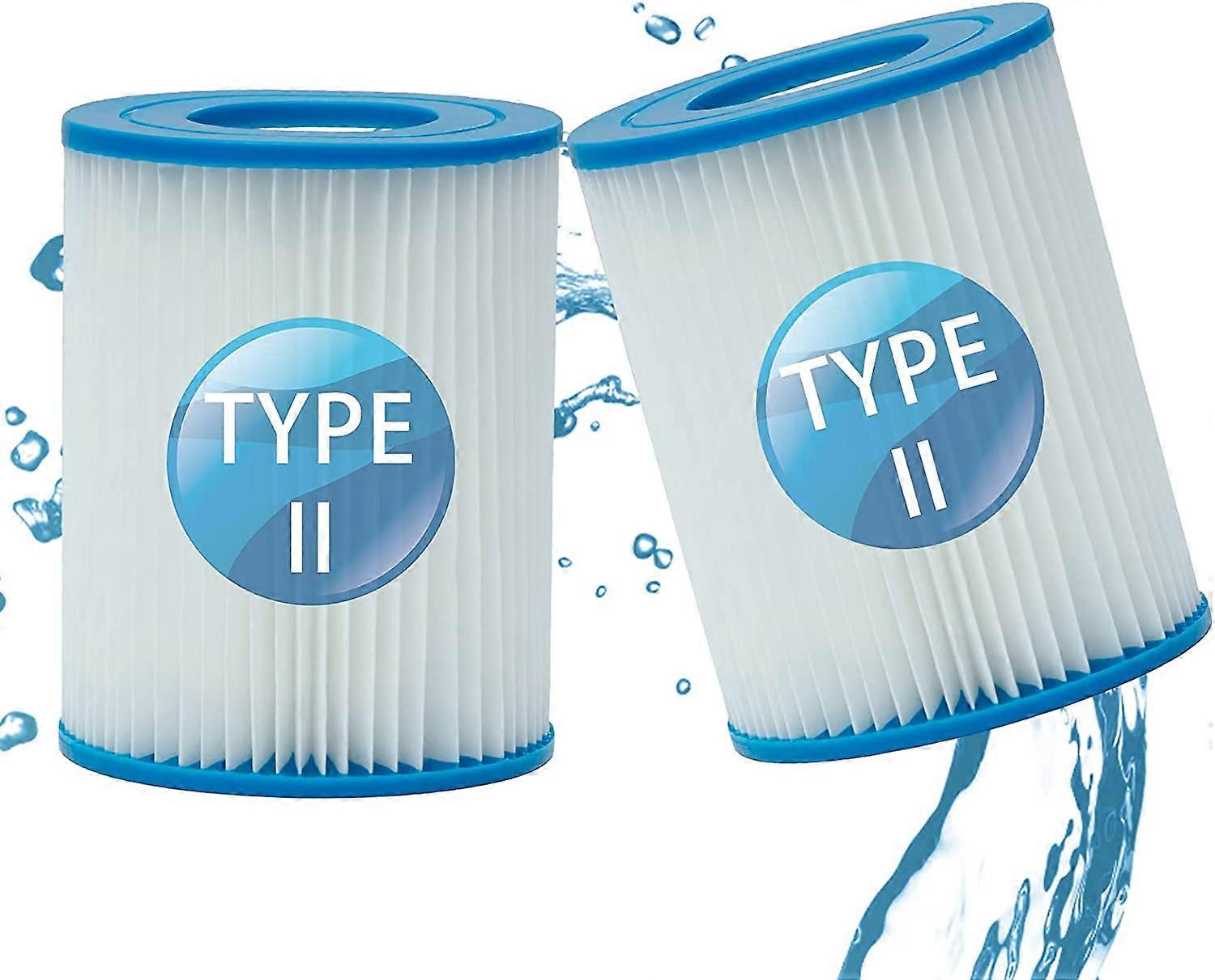 Swimming Pool Filter for Bestway Type II, Replacement Spa Inflatable ...