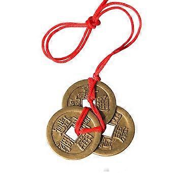 15 Chinese Fortune Coins Feng Shui Coins Traditional Coins With Red ...