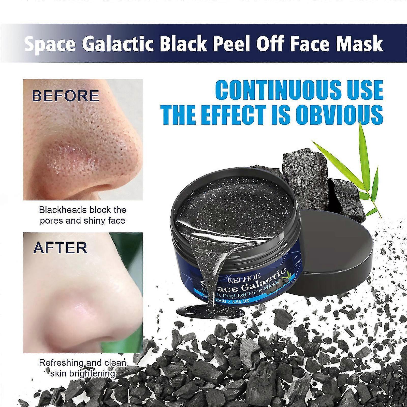 Space Galactic Black Peel Off Face mask, Blackhead Remover Mask ...