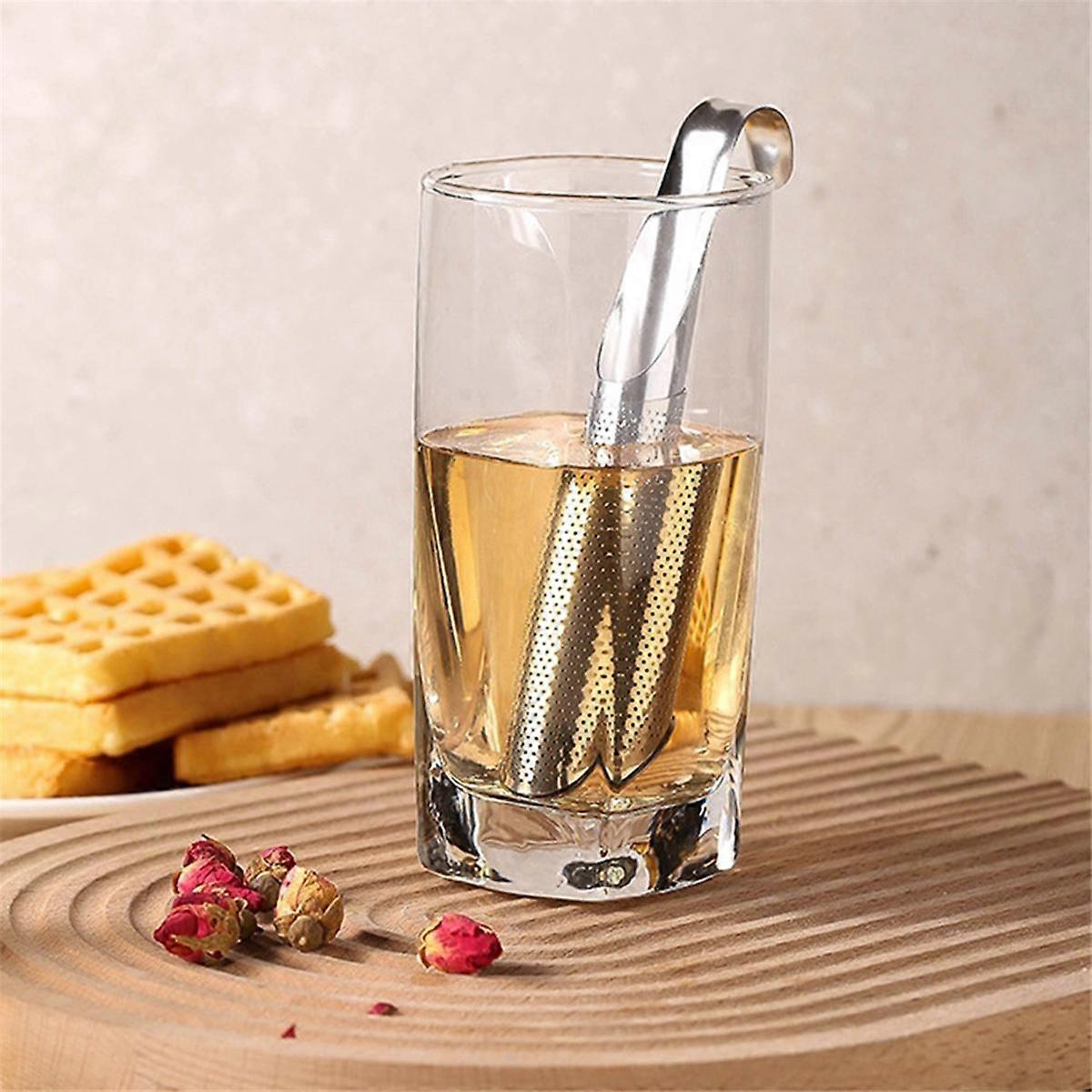 Stainless Steel Tea Diffuser, Tea Pipe Tea Infuser with Hanging Hook ...