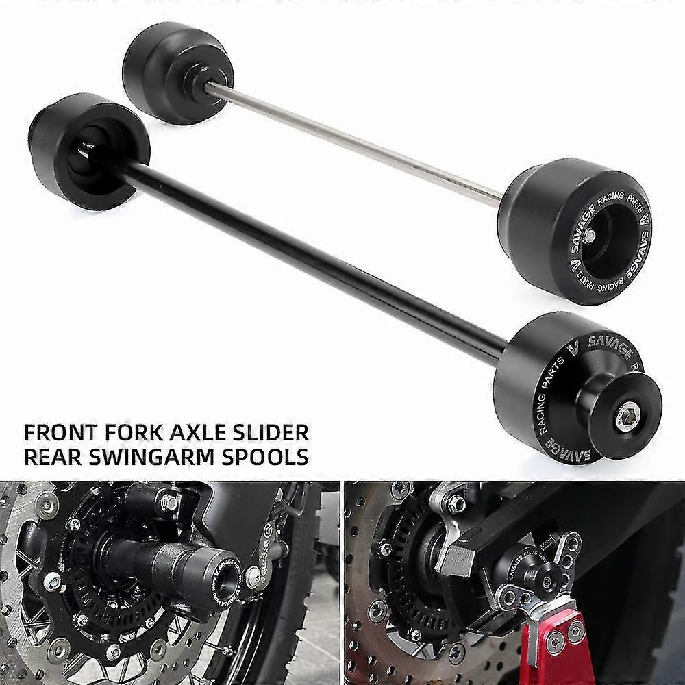 Tenere 700 Front Rear Wheel Axle Fork Crash Slider For Yamaha Xtz700 ...