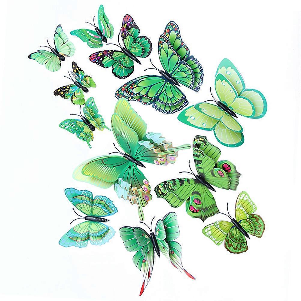 12 PCS Wall Decals Kids Mural Art Removable Mural Decals Wall ...