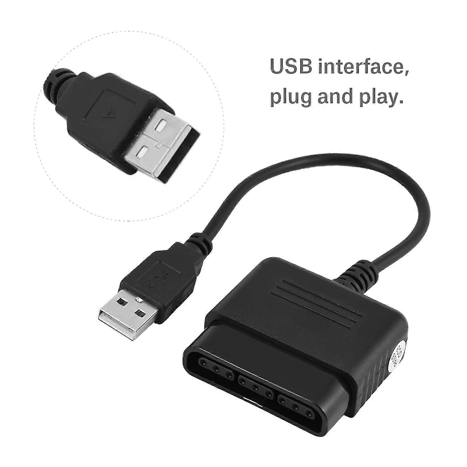 For Sony Playstation 2 PS2 Controller to USB Adapter Converter for PS3 ...