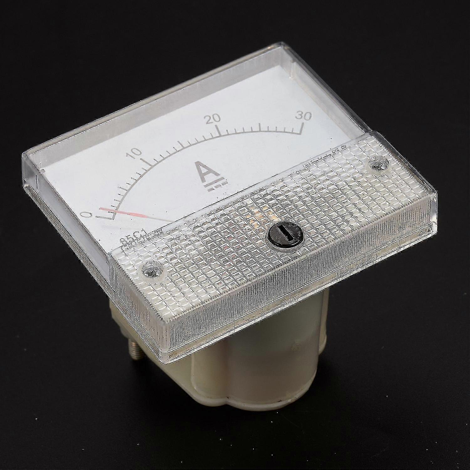 85c1-a Dc Analog Ampere Meter Panel Meter Gauge 30a Amp Gauge Current ...