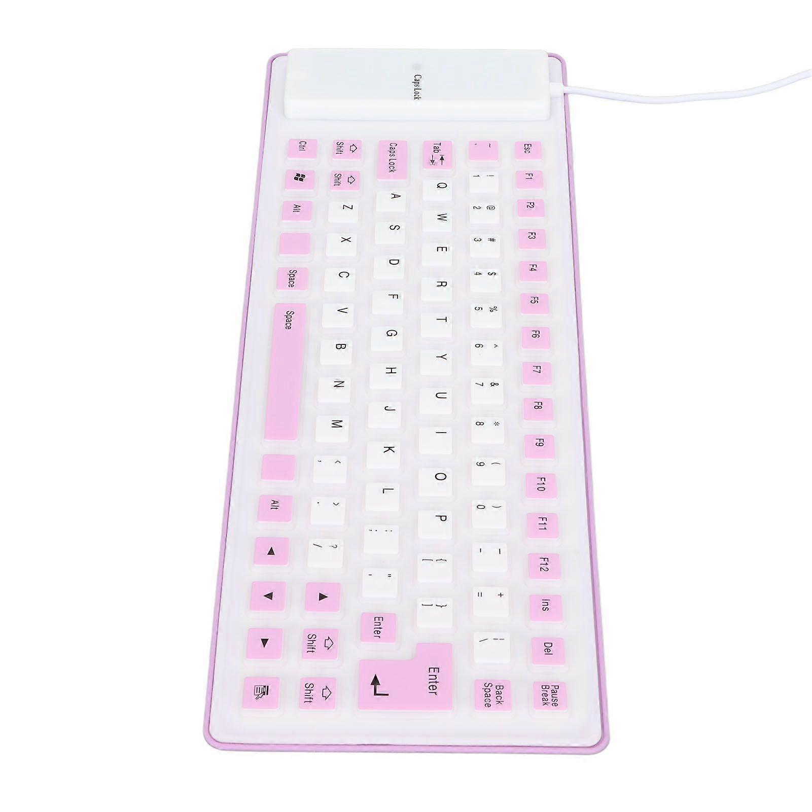 Silicone Keyboard Fully Sealed Design Lightweight Portable Silent Soft ...