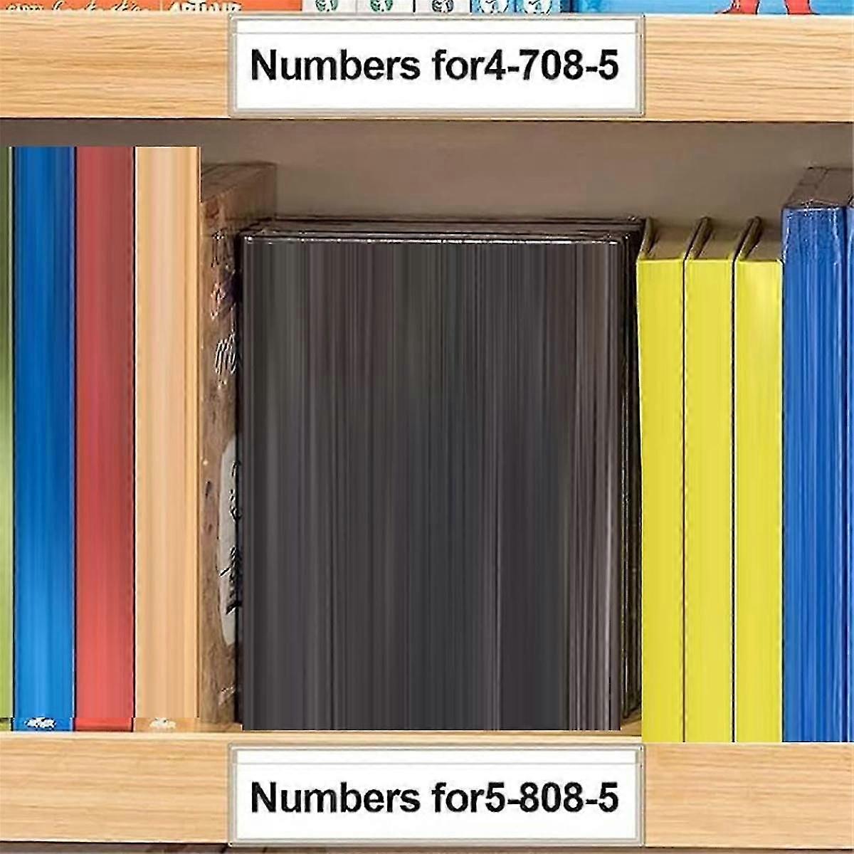 Label Holders Adhesive Shelf Tag Clear Shelf Tag Index Card Pockets ...