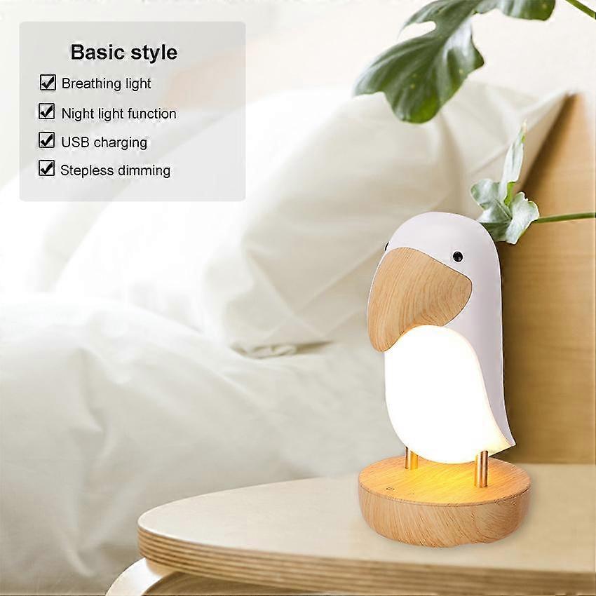 LED Toucan Bird Night Light Modern Nordic Table USB Lamp Home Luminaria ...