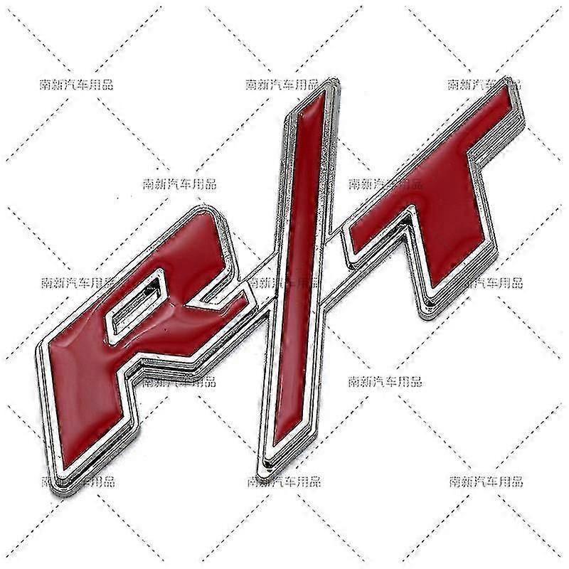 Metal R/t Rt Logo Emblem Badge Car Front Grille Stickers For Dodge ...