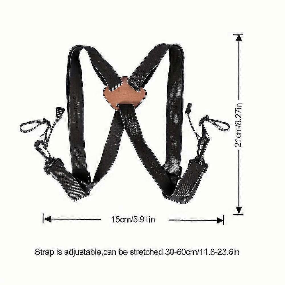 X-Shaped Harness Strap Adjustable Binocular Carrier Elastic Durable ...