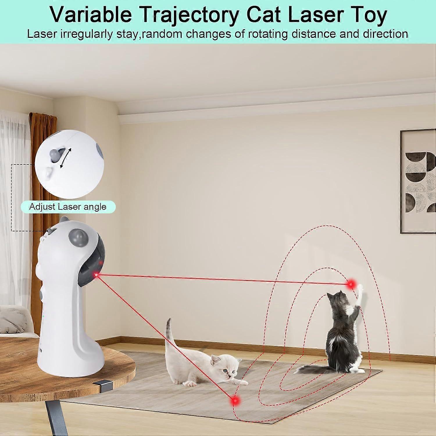 TBTeek Motion-Activated Interactive Cat Toy, USB Rechargeable Automatic ...