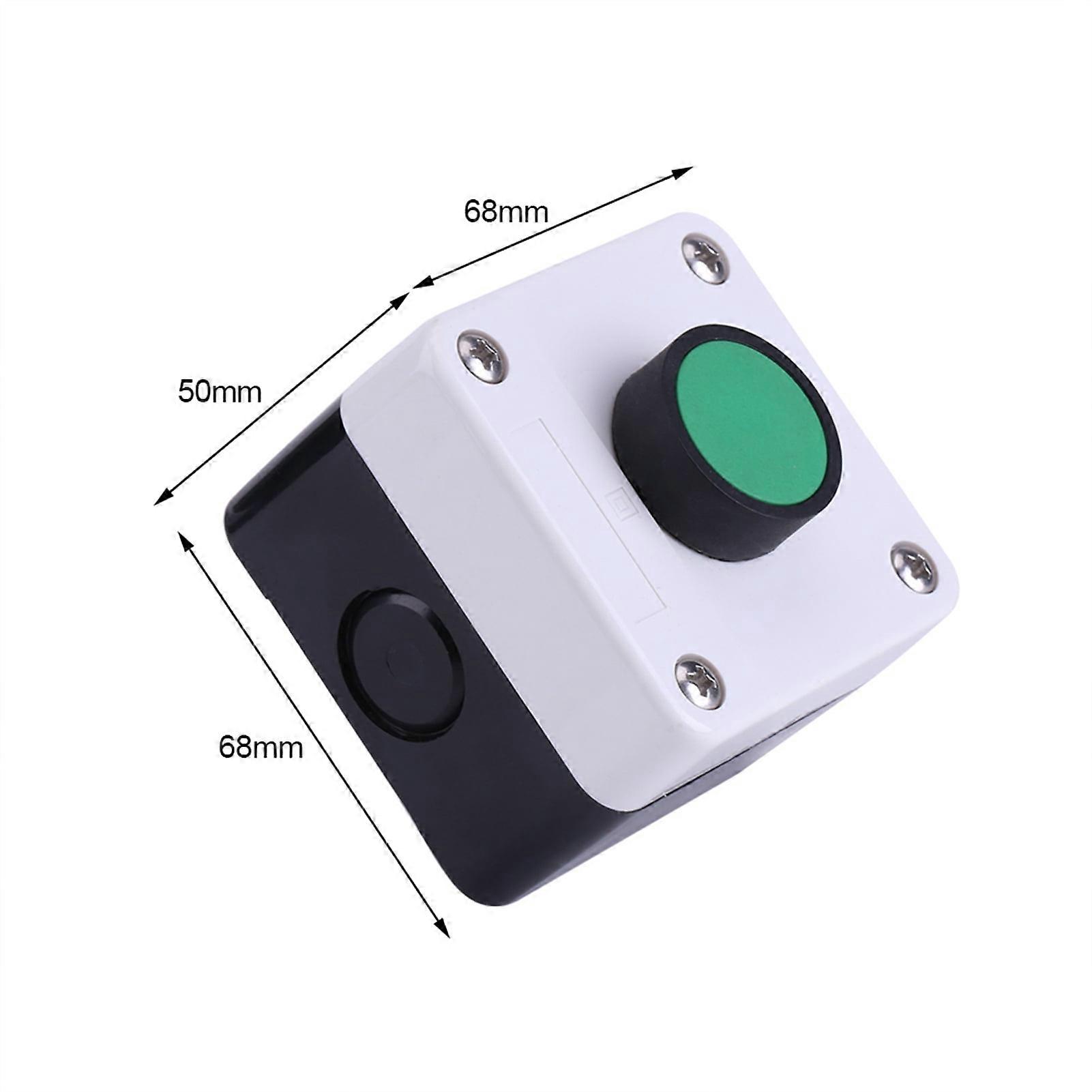 Gate Release Button, Green Push Button Switch One Button Weatherproof ...
