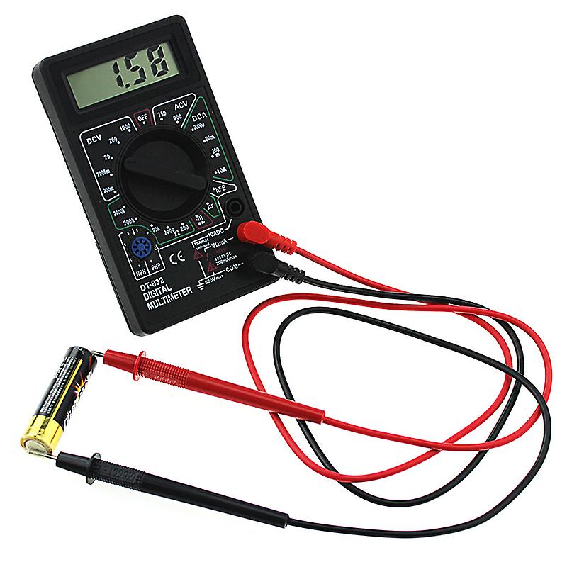 Professional Dt832 Digital Multimeter Lcd Dc Ac Voltmeter Ammeter Ohm ...