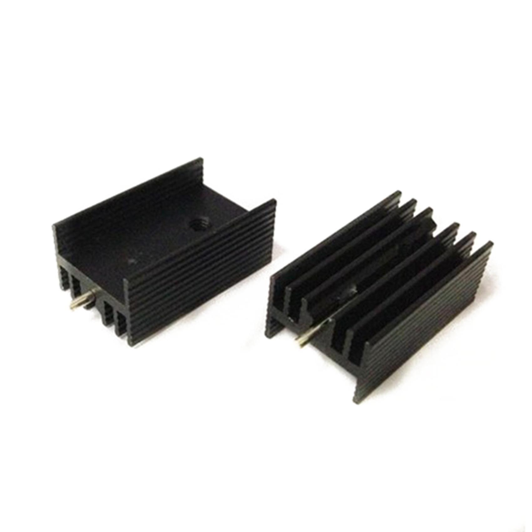 20x 21x15x11mm Black Aluminum Heat Sink For To-220 Mosfet Transistors ...