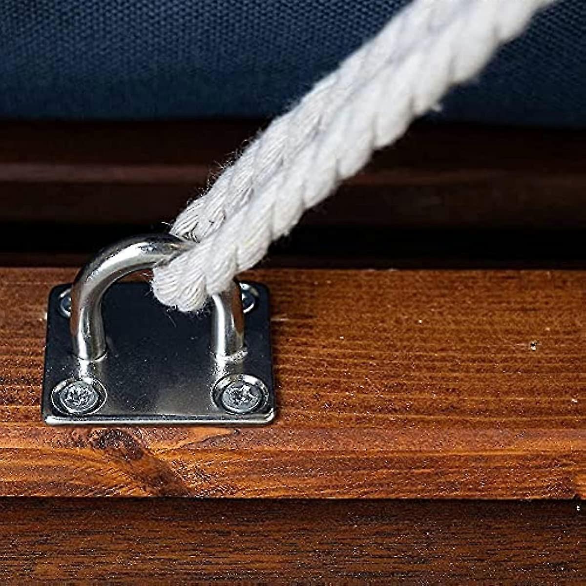 Set Of 4 Eye Plate Stainless Steel Cover Plate Eye Plates, Stainless ...