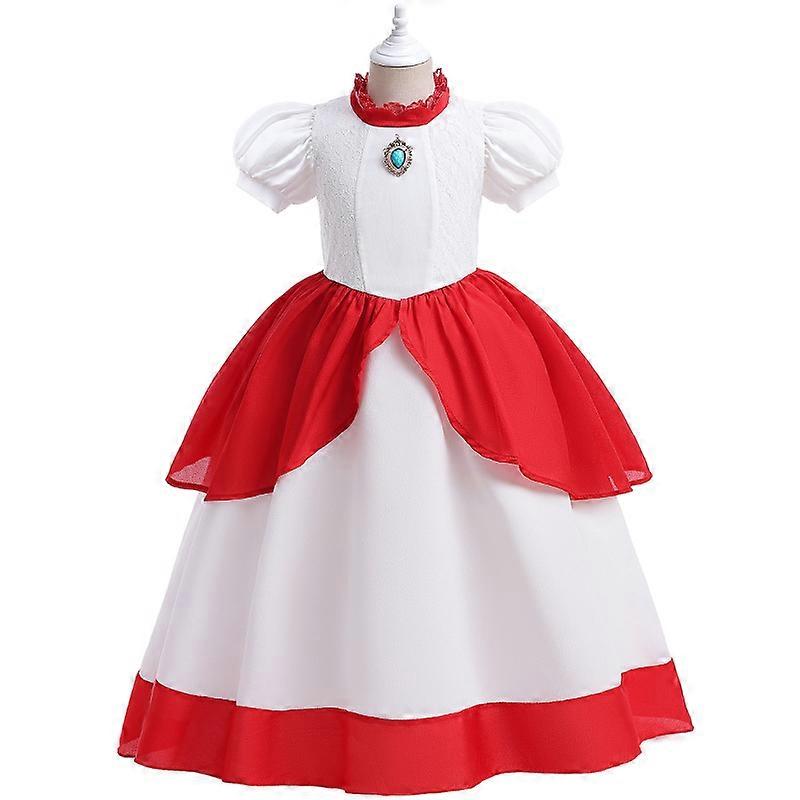 Girl Peach Princess Costume Carnival Performance Cosplay Peach Kids ...
