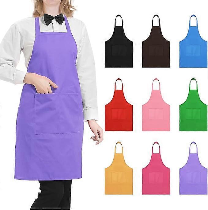 Kitchen Apron Chef Apron Professional Waterproof Cooking Apron with 2 ...