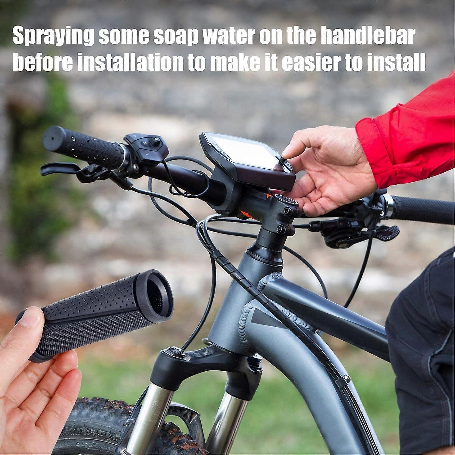 2PCS Bike Grips Short Mini Bicycle Handlebar Grips Fit Many Standard ...