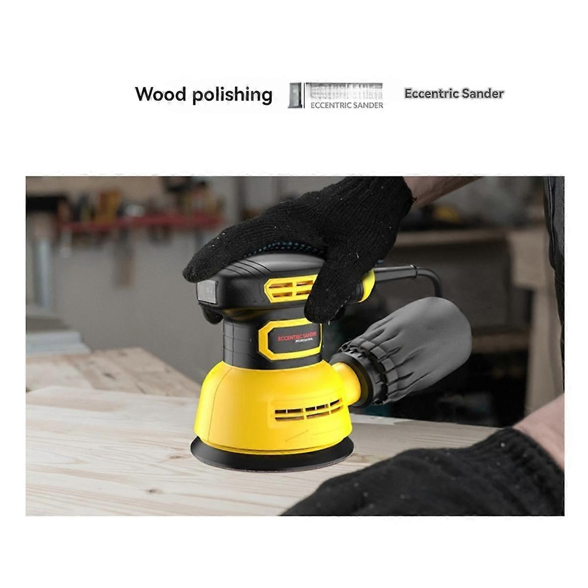 5-Inch Random Orbital Sander 12000RPM 6 Variable Speed Sander Machine ...