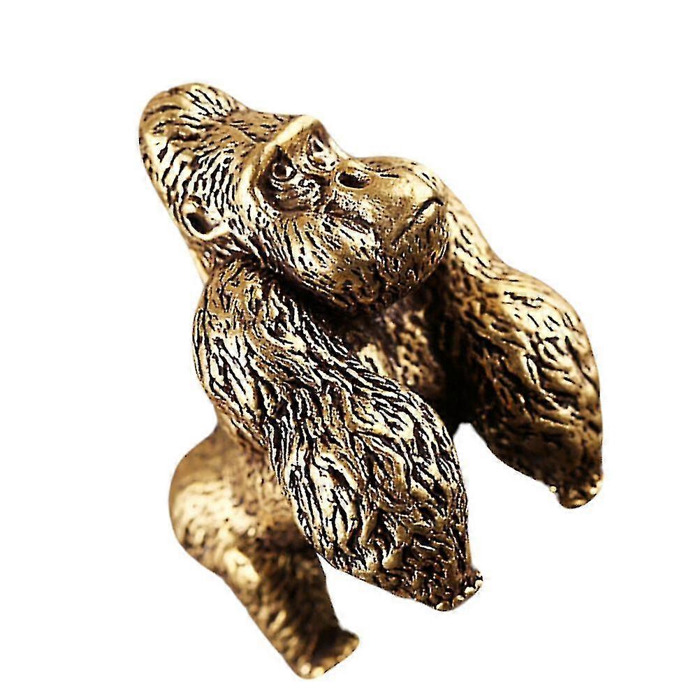 Vintage Office Decor Monkeys Animal Statue Fengshui Collectible Feng ...