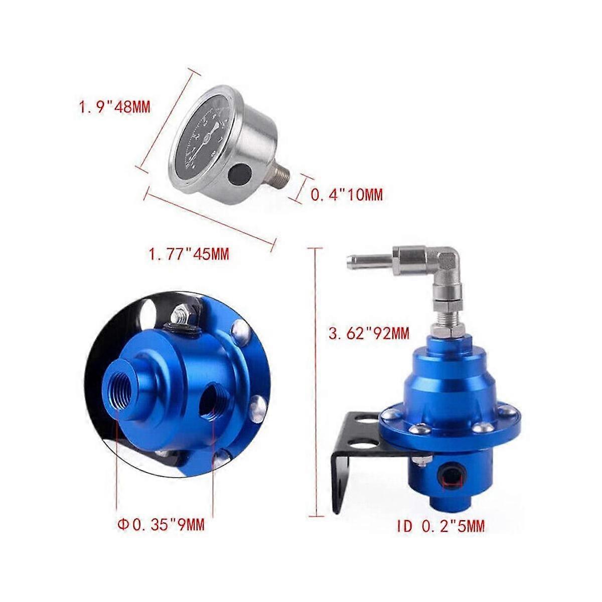Adjustable Fuel Regulator Fuel Booster Universal Pressure Regulator ...