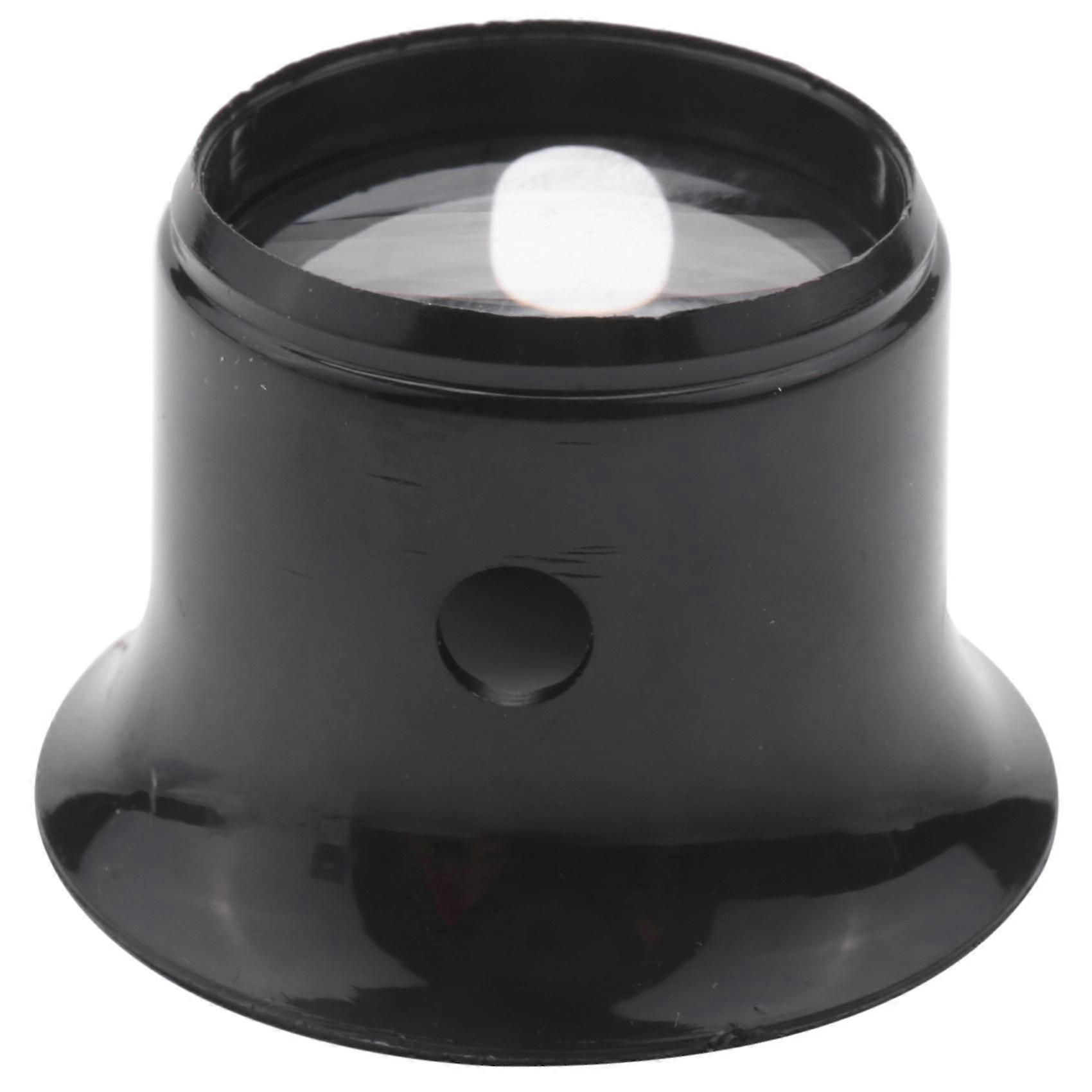 Watchmaker Loupe 10 Times Magnifying Glass Jeweler Eyepiece Lens Black ...