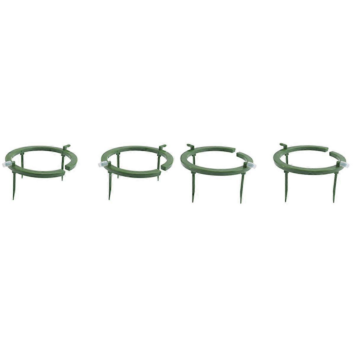 4 Set Water Ring 5In W 3 Leg Support Drip Emitter Drip Ring with Built in 1/8 in Barbed Inlet ...