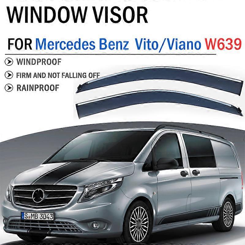 FOR Mercedes Benz Viano V-Class Vito W447 W639 Window Visor Deflector ...