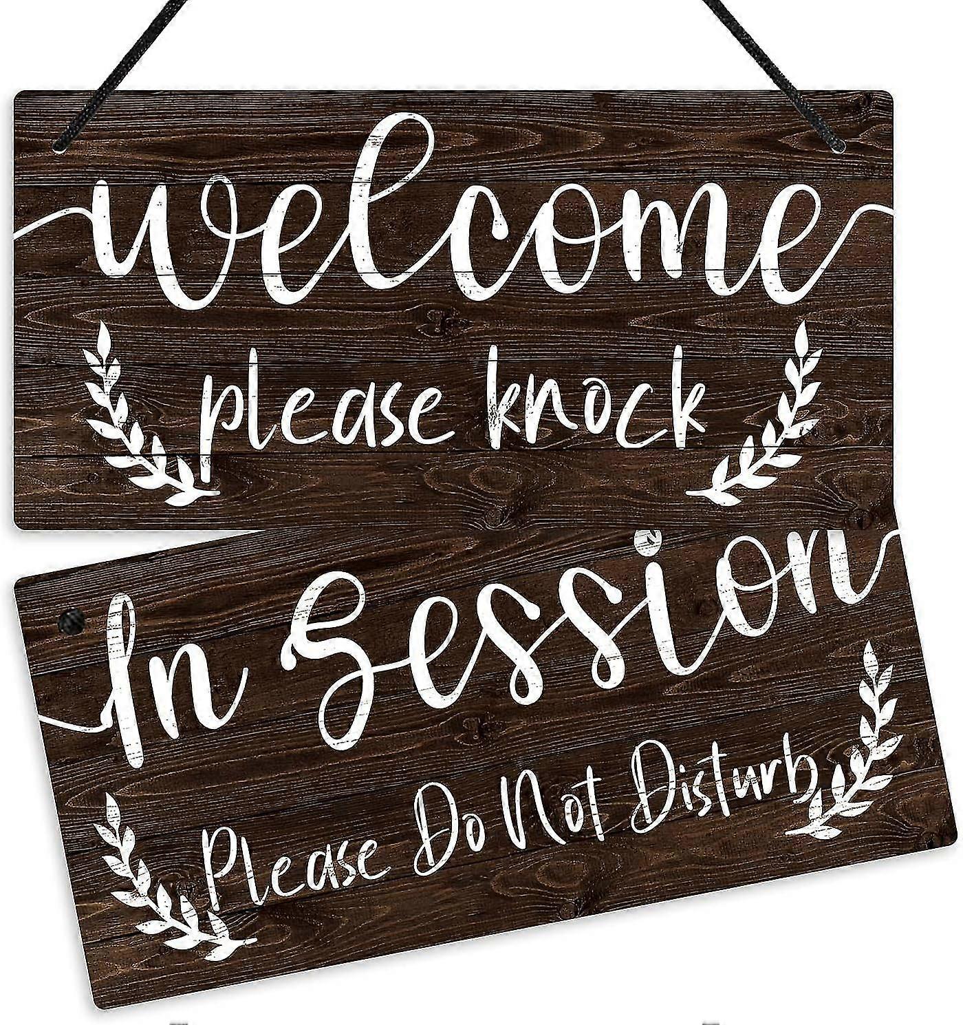 In Session Do Not Disturb Door Sign - Double Sided Pvc Plaque | Fruugo UK