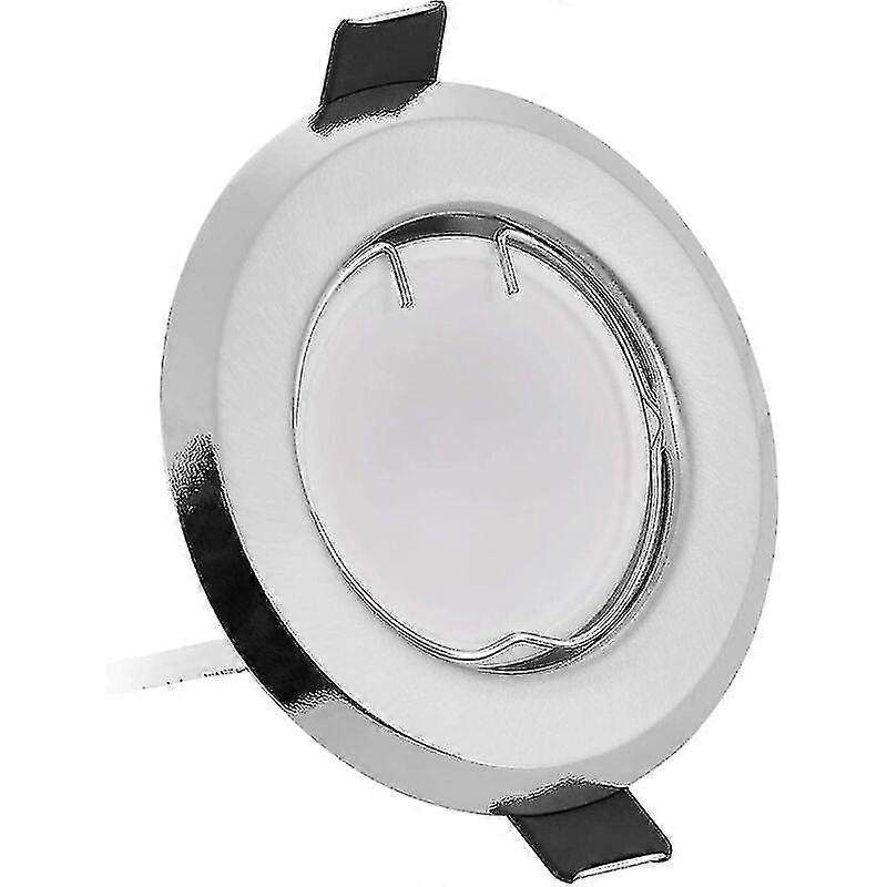 Set Of 3 Ultra Flat Recessed Led Spotlights With 3x5w Dimmable Bulb ...