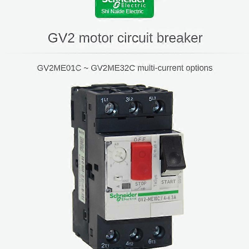 Schneider Motor Circuit Breaker GV2ME14C 08C 10C 16C22C32C Motor Start ...