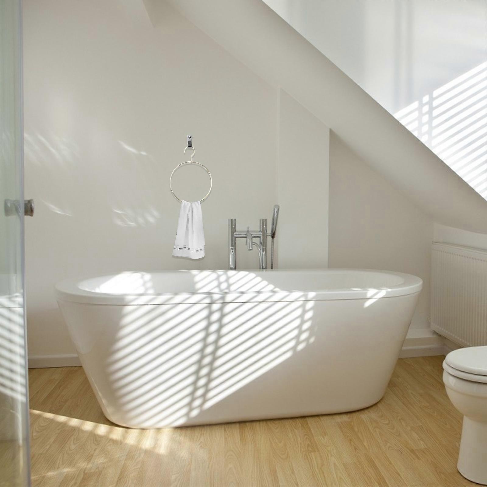 Round Metal Hangers Bikini Hangers Simple Belt Ring Hanger Scarf Hanger ...