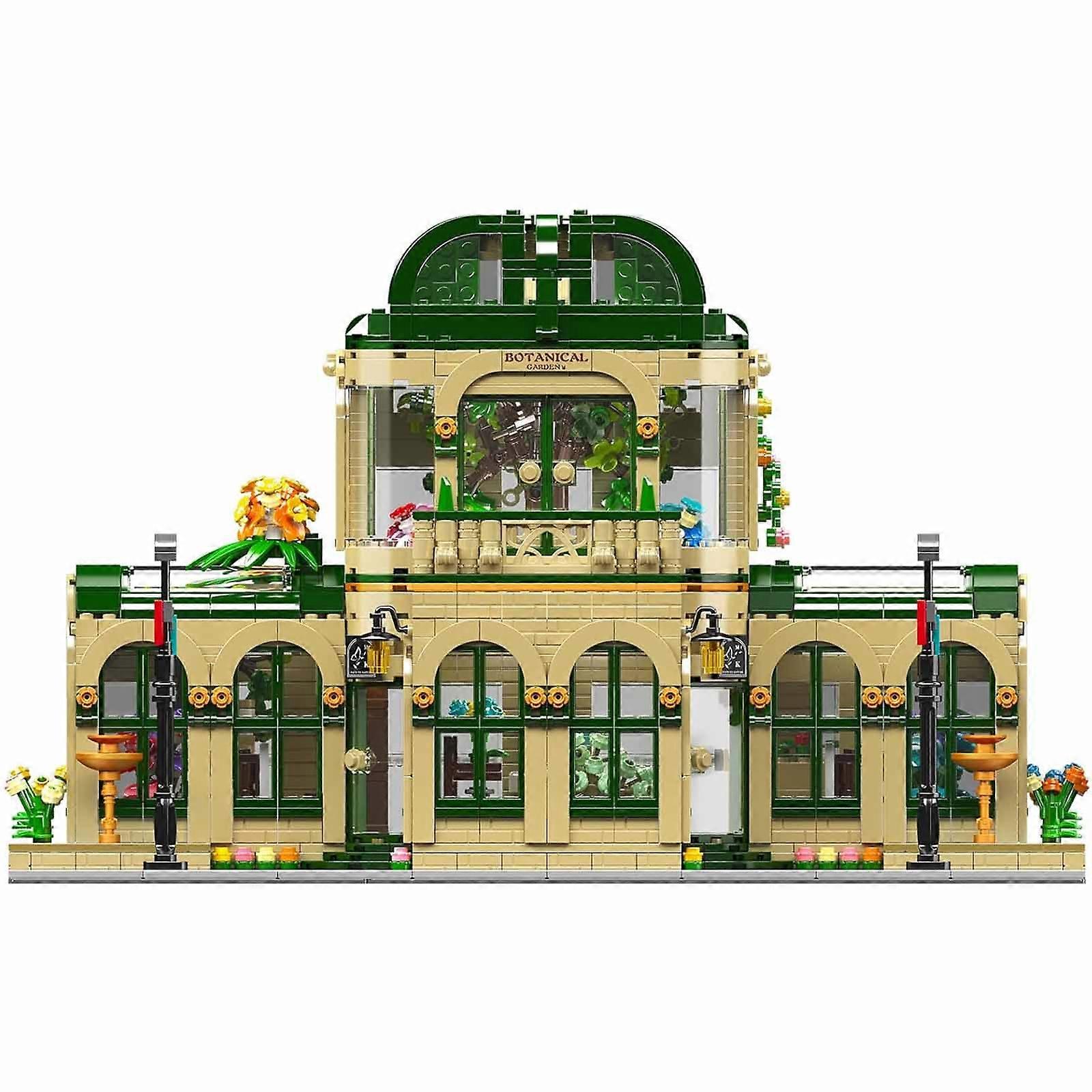 Mould King MOC Botanical Garden House Building Blocks Kit, Creativity ...