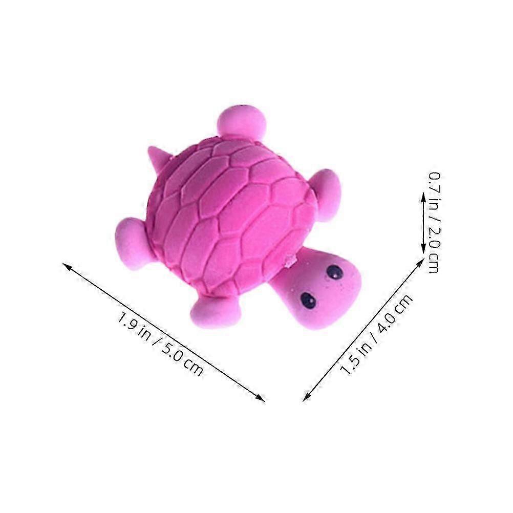 16Pcs Mini Turtle Erasers Cartoon Erasers Kids Erasers Colored Erasers ...