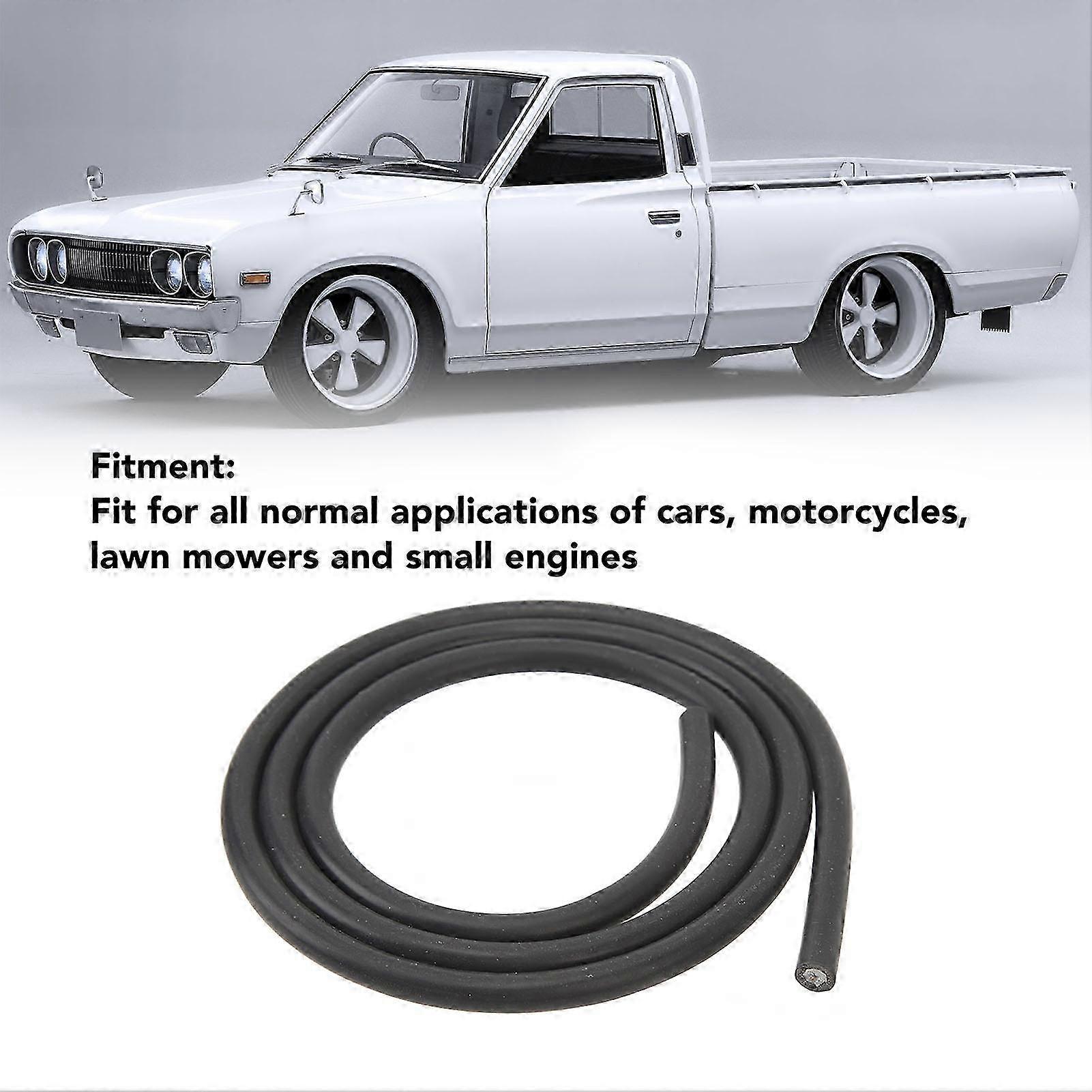 1M Length 7mm Black PVC Sheathed Copper Core Ignition Cable for Car ...