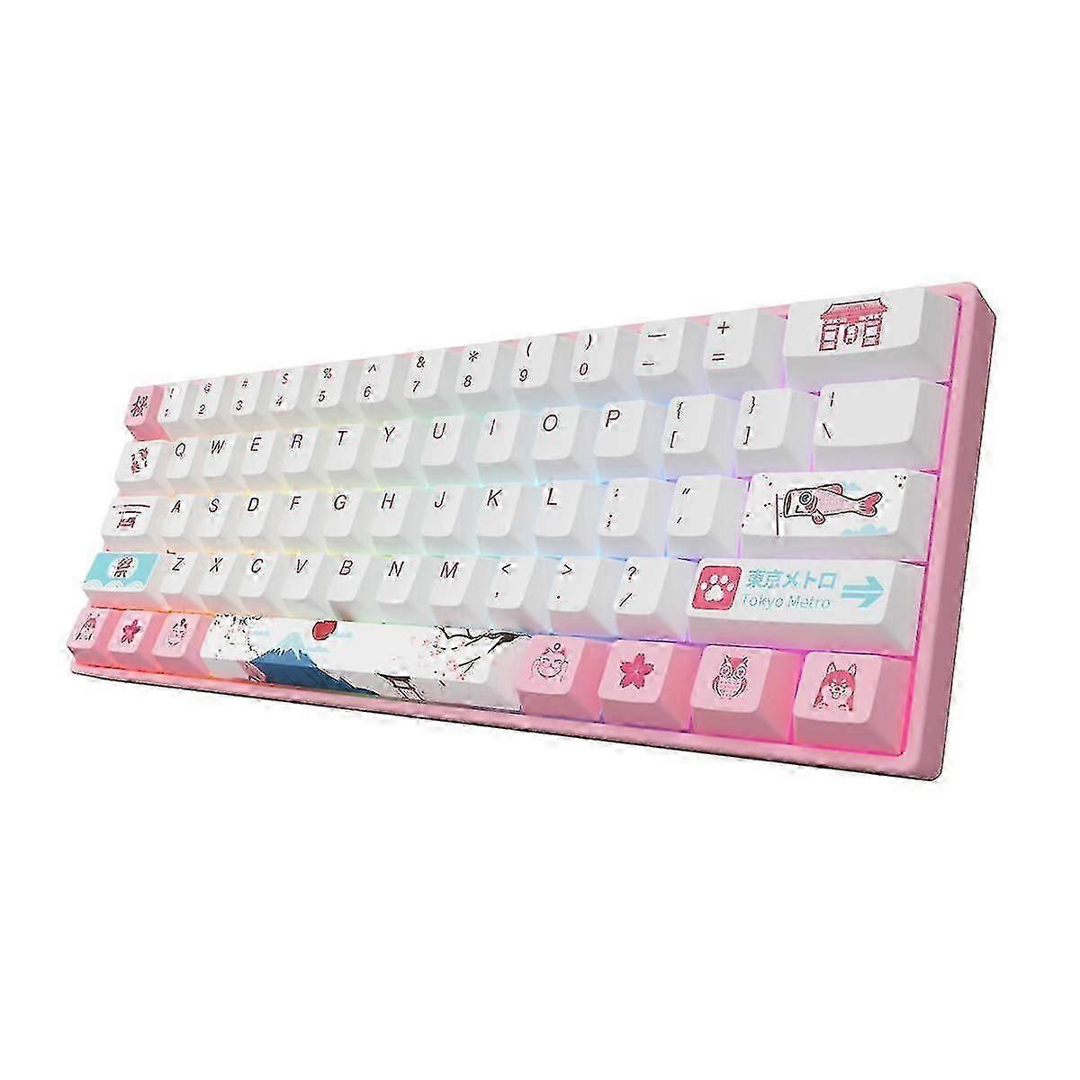 Akko 3061s Tokyo R2 Mechanical Keyboard 61 Keys Wired Hot Swappable ...