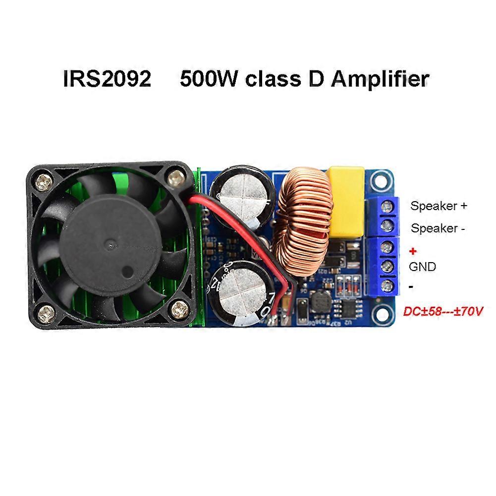 IRS2092 High Power 500W Mono Channel HiFi Digital Power Amplifier Board ...