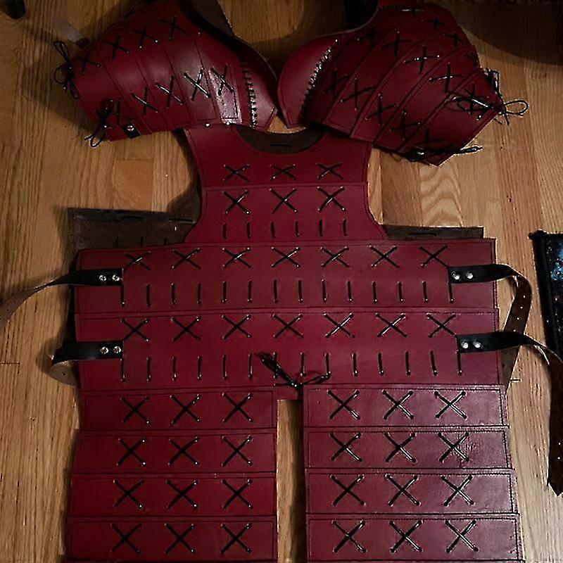 Medieval Steampunk Ronin Samurai Leather Chest Body Armor for LARP ...