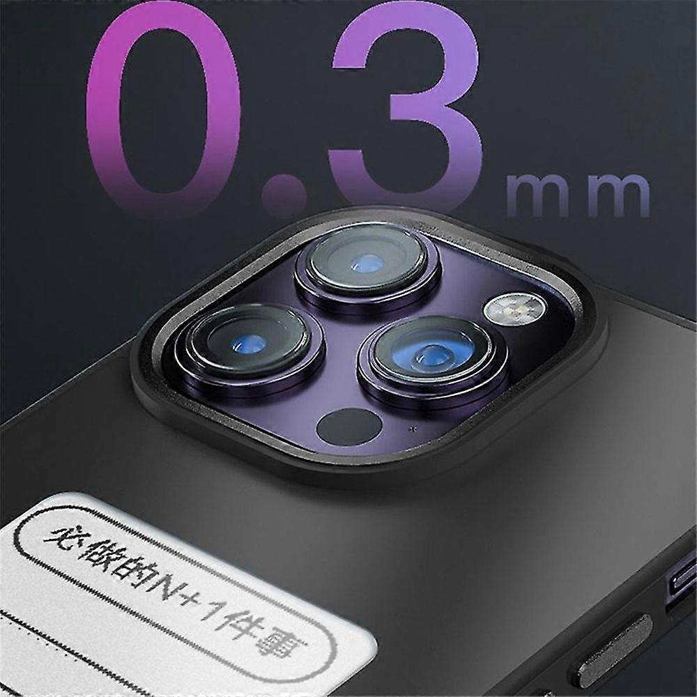 INKZONE For iPhone 13 14 14promax Case PC+TPU NFC Phone Cover 3-Color E ...