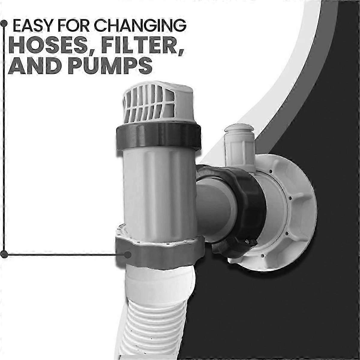 Plunger Valve Compatible for Intex Pool Parts, On/Off Plunger Valve ...